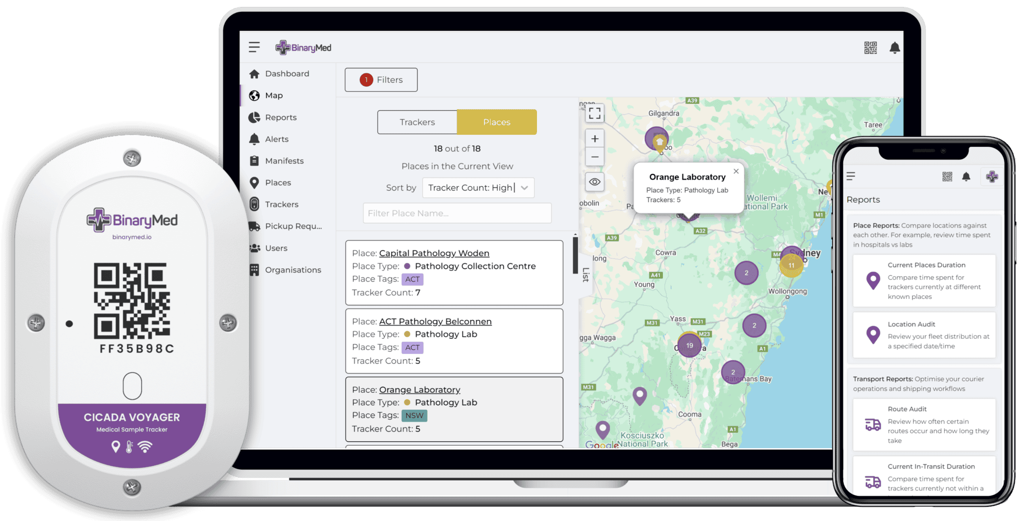 Biological Sample Tracking - BinaryMed